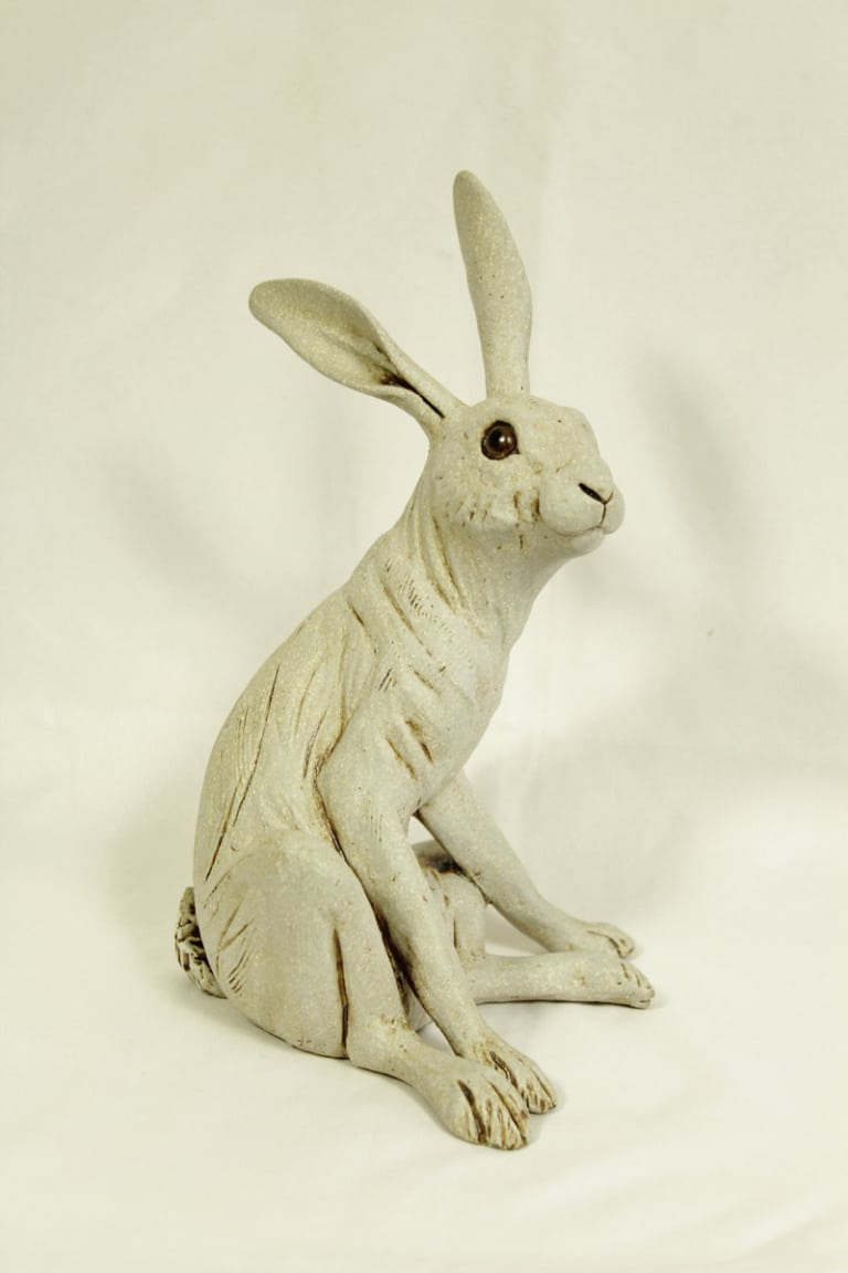 A Gallery of Hares - Pippa Hill Animal Sculpture