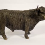 Highland Bull - bronze resin sculpture - Pippa Hill Animal Sculpture