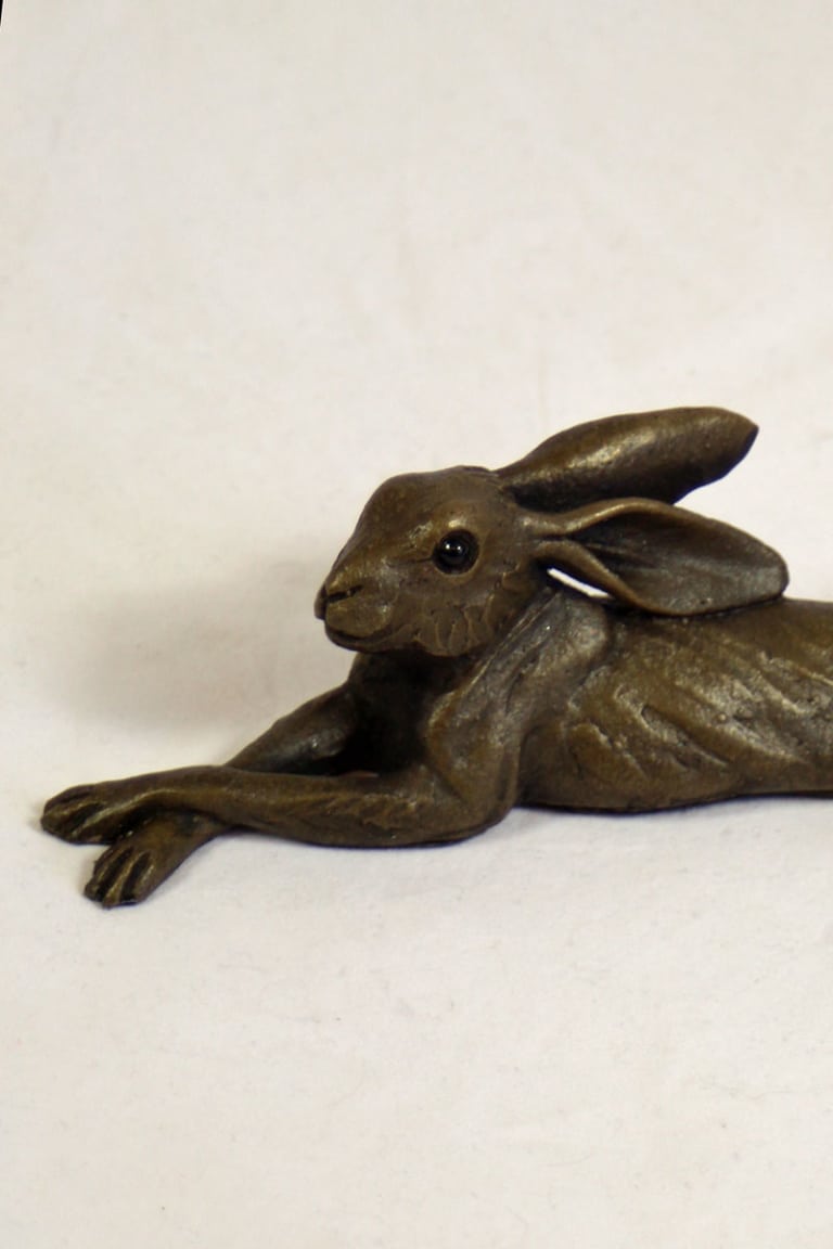 Hare Sculptures - Pippa Hill Sculptures