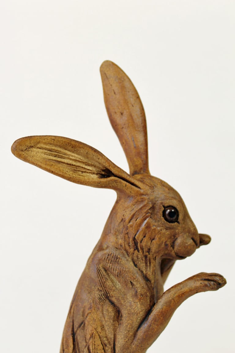 A Gallery of Hares - Pippa Hill Animal Sculpture