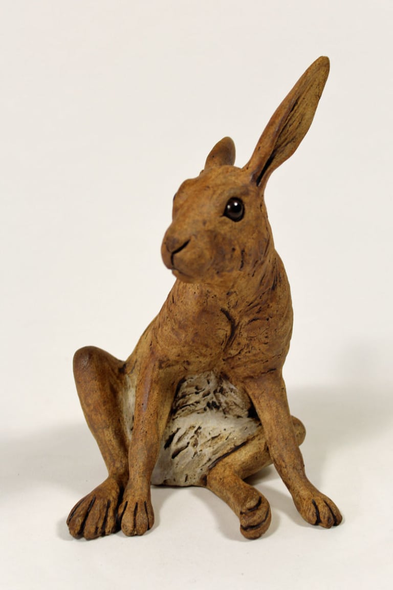 A Gallery of Hares - Pippa Hill Animal Sculpture