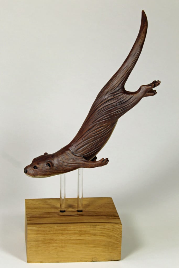 A Ceramic Gallery of Otters – Pippa Hill Animal Sculpture