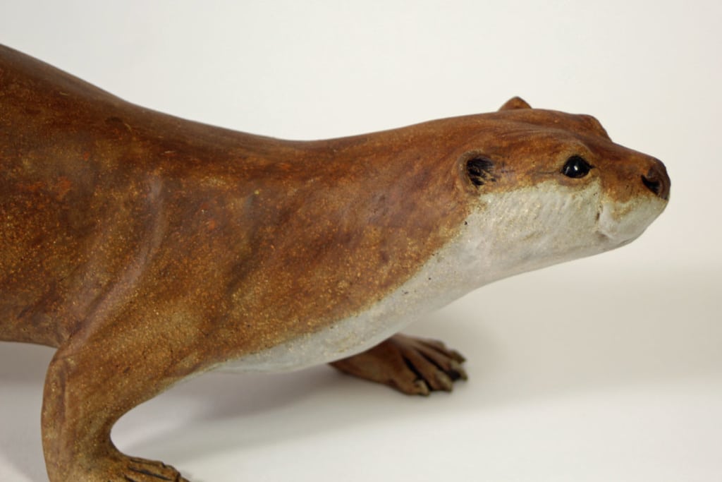 A Ceramic Gallery of Otters – Pippa Hill Animal Sculpture