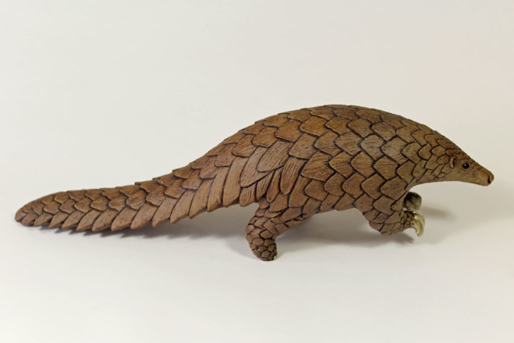 A Gallery of Pangolin Sculptures – Pippa Hill Animal Sculpture