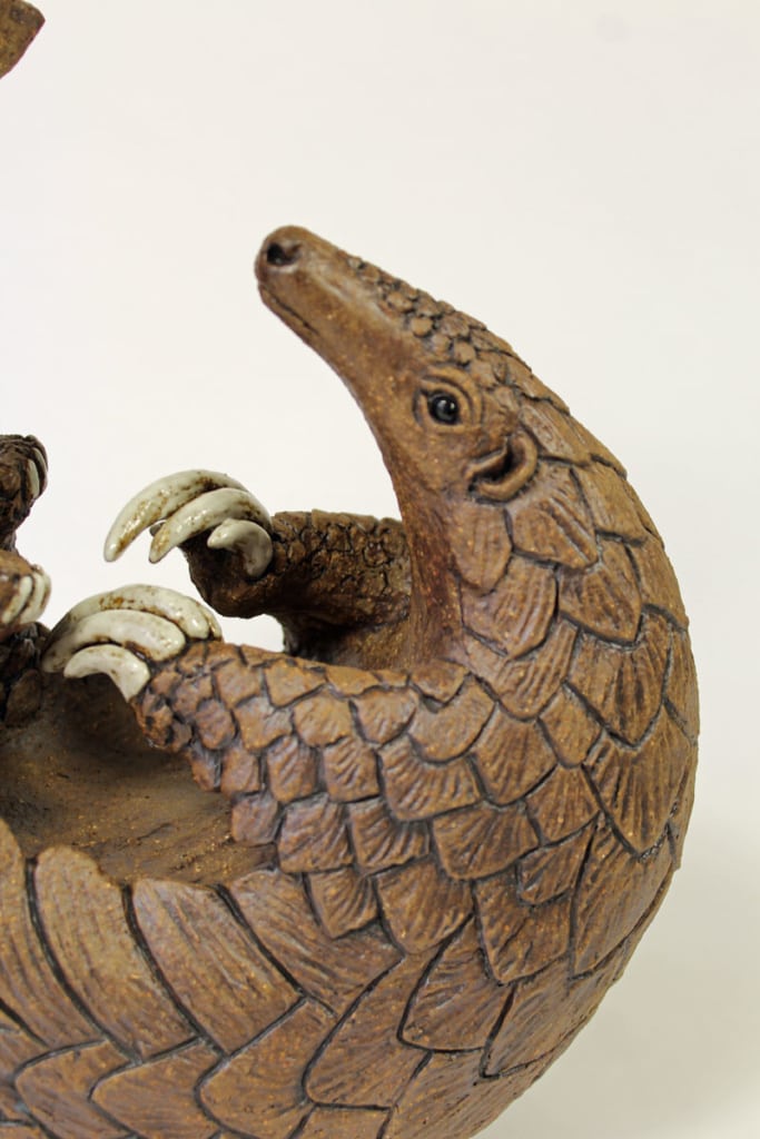A Gallery of Pangolin Sculptures – Pippa Hill Animal Sculpture