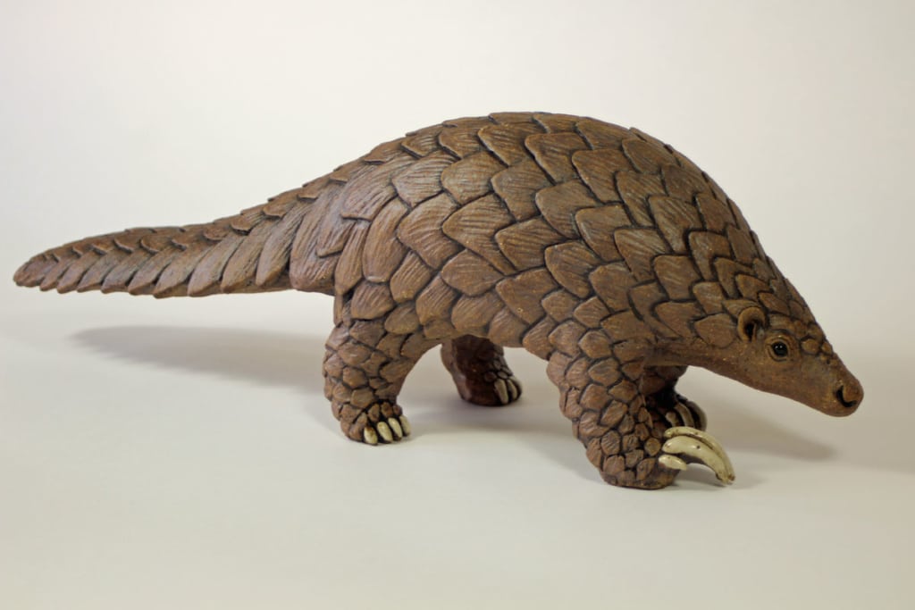 A Gallery of Pangolin Sculptures – Pippa Hill Animal Sculpture