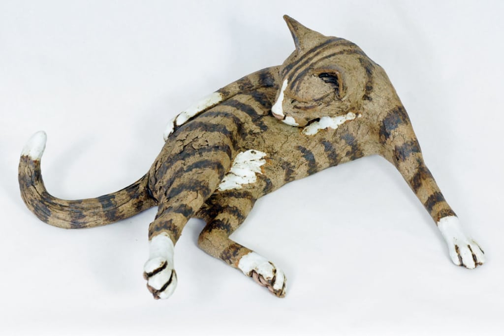 A Gallery of Ceramic Cats – Pippa Hill Animal Sculpture